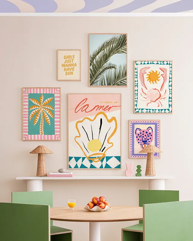 Tropic like its hot gallery wall