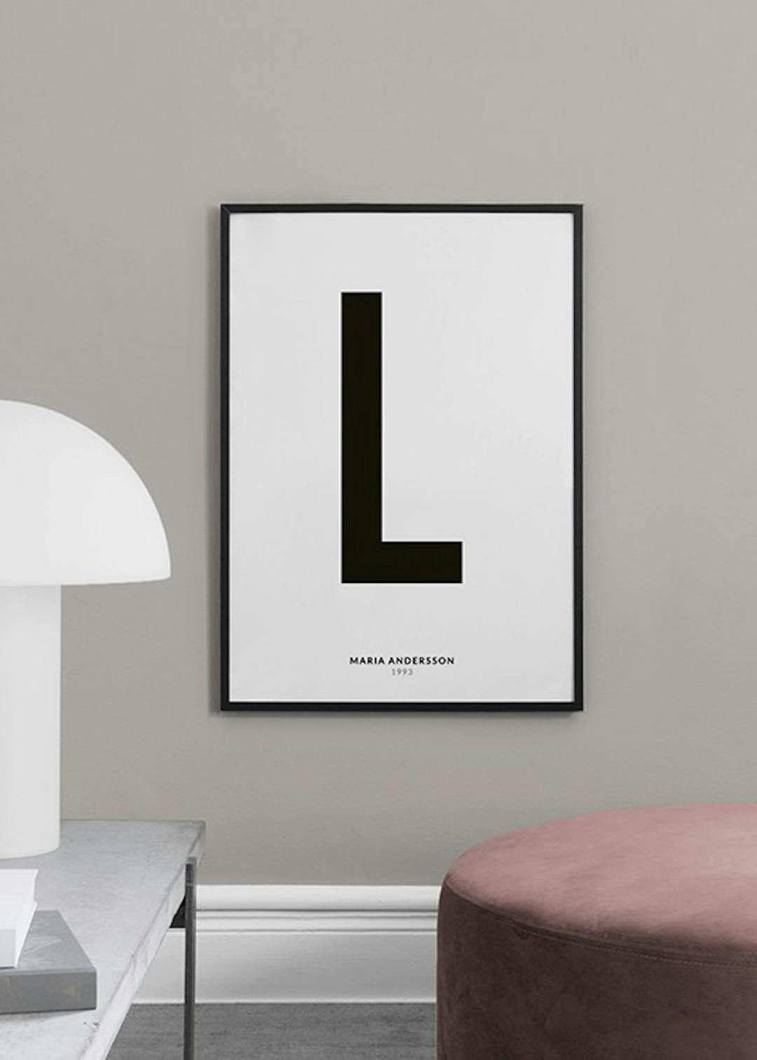 My Letter L Personal Poster