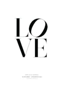 Love Personal Poster Poster