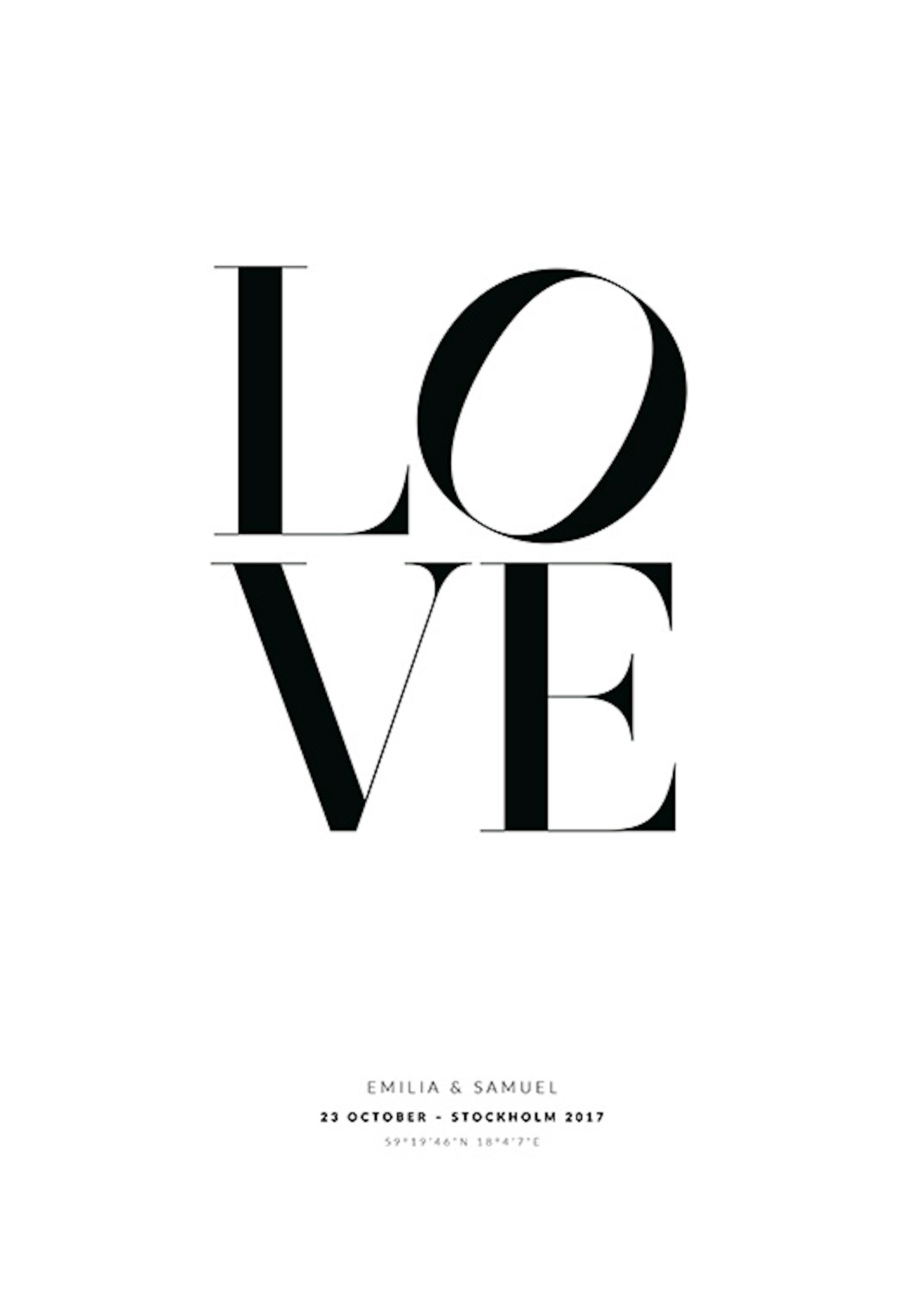 Poster Love online | Compre um poster personalizado | Desenio.pt