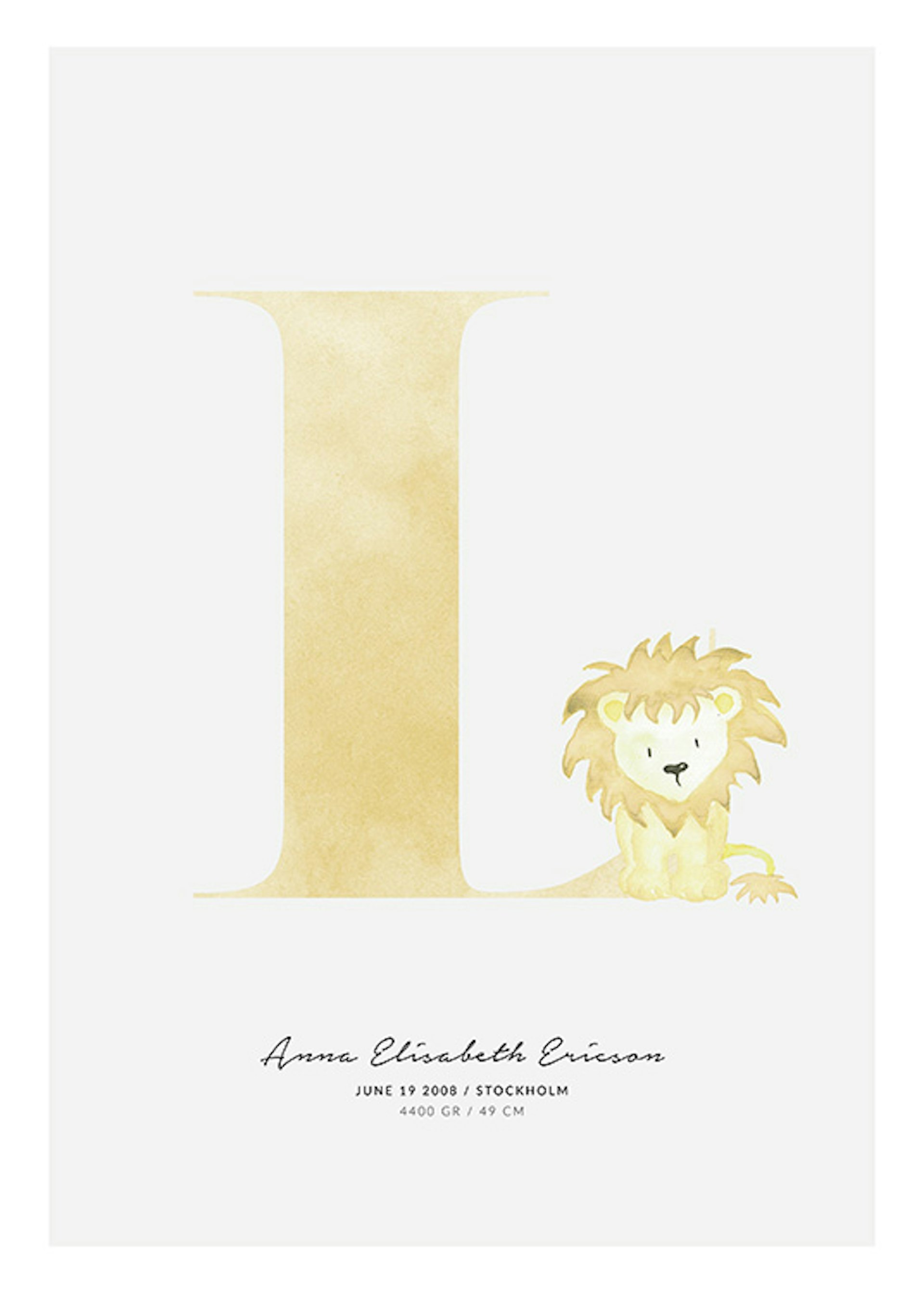 Arte com letras. Posters com as letras do alfabeto | Desenio.pt