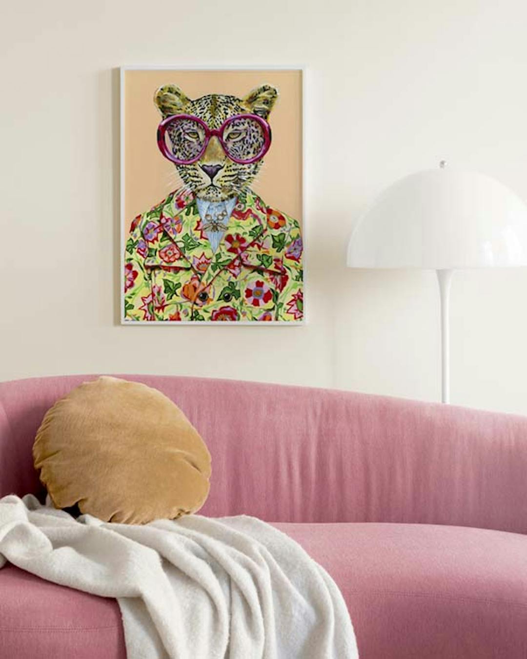 Artsy Leopard Poster