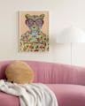 Artsy Leopard Poster