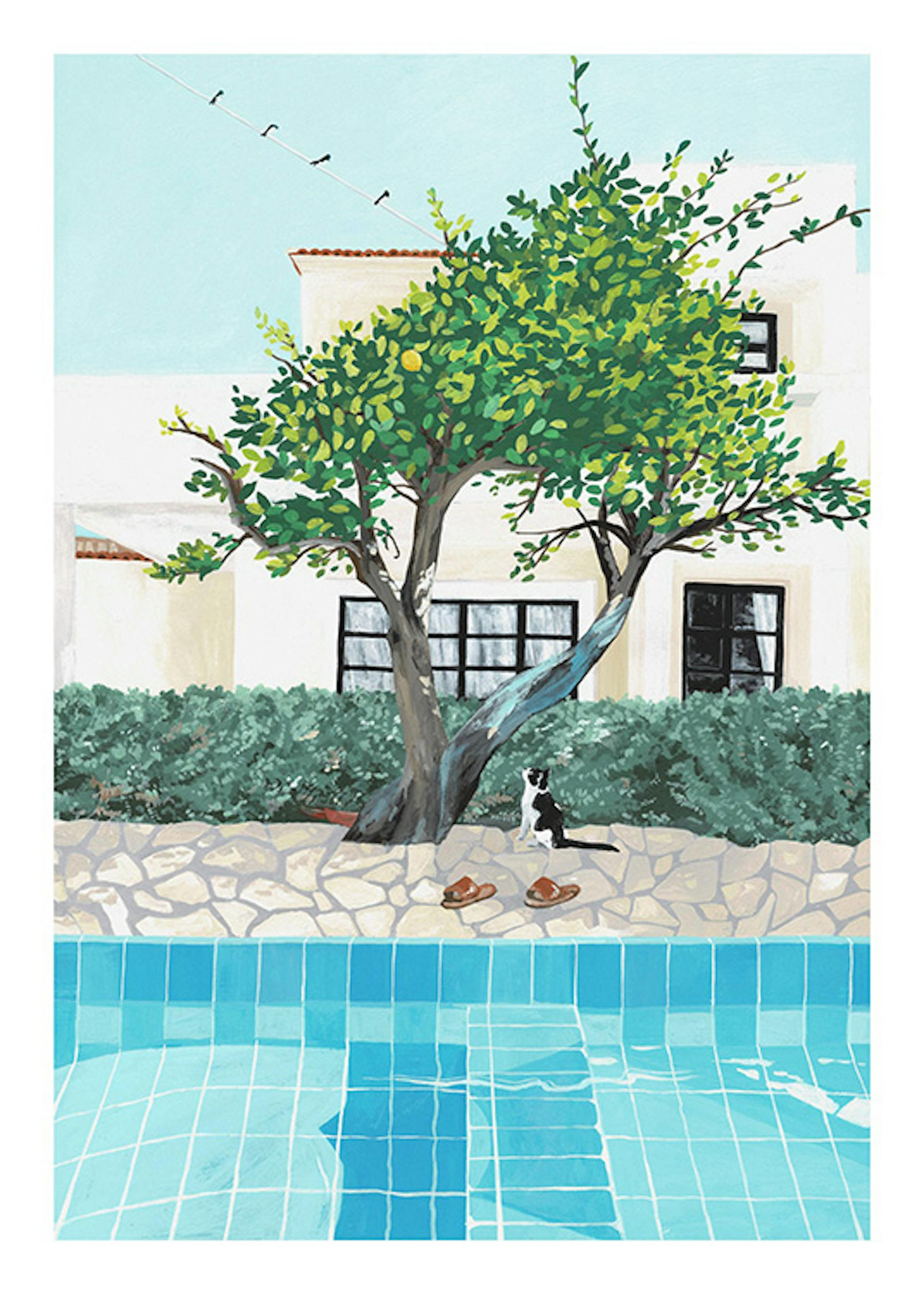 Zone out Pool Poster