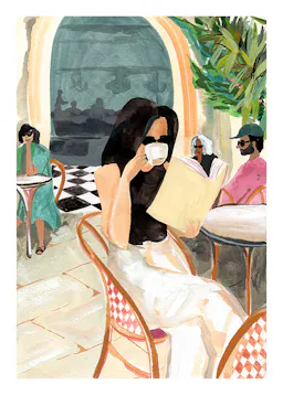 Laura Page - Italian Coffee Poster