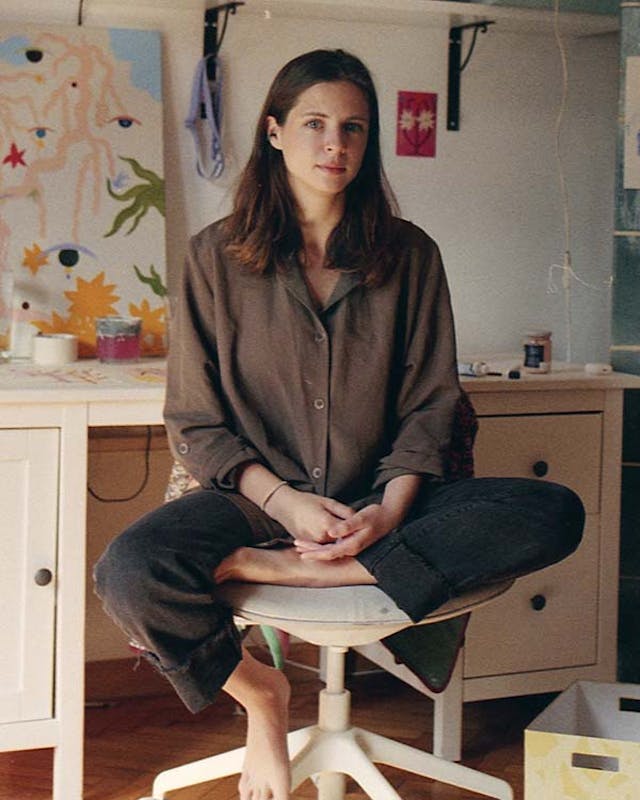 Calm Woman Portrait Poster