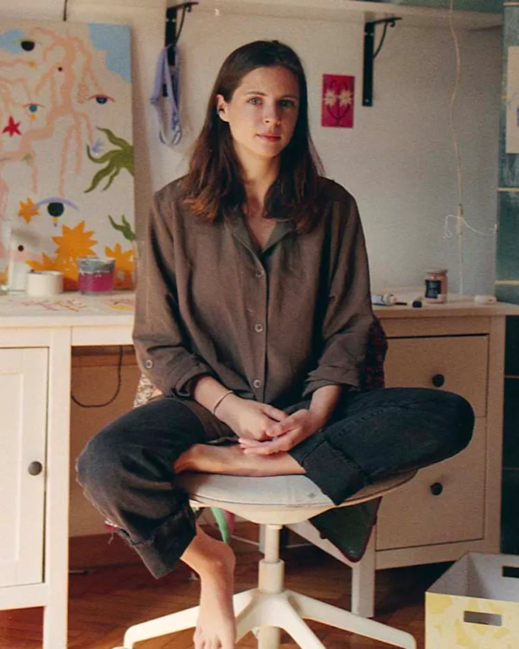 Calm Woman Portrait Poster