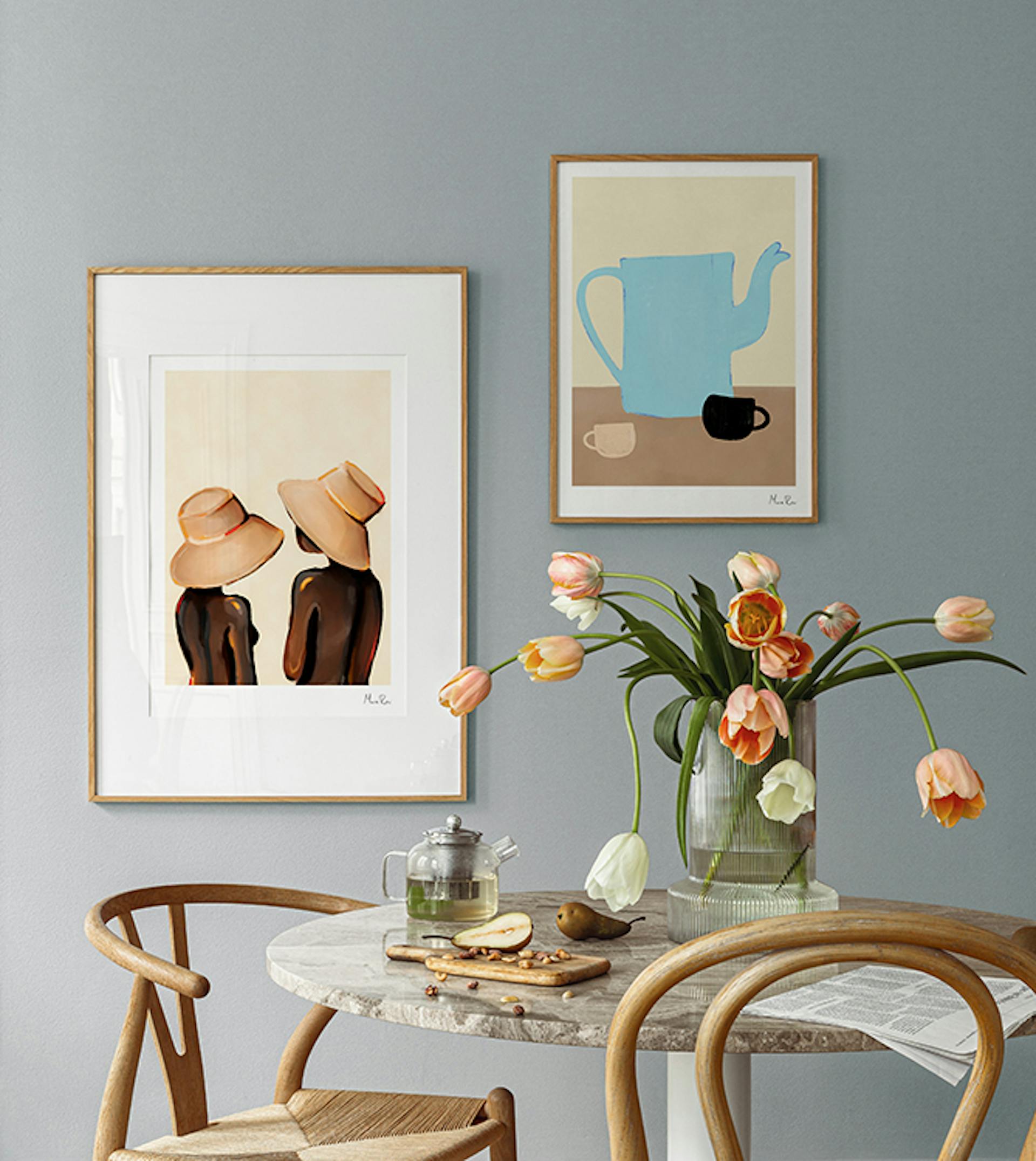 Female Touch gallery wall