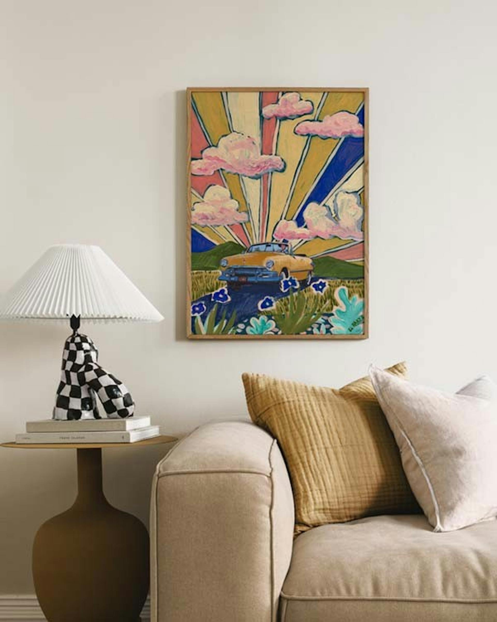 Eleanor Baker - Sunrise Ride Poster