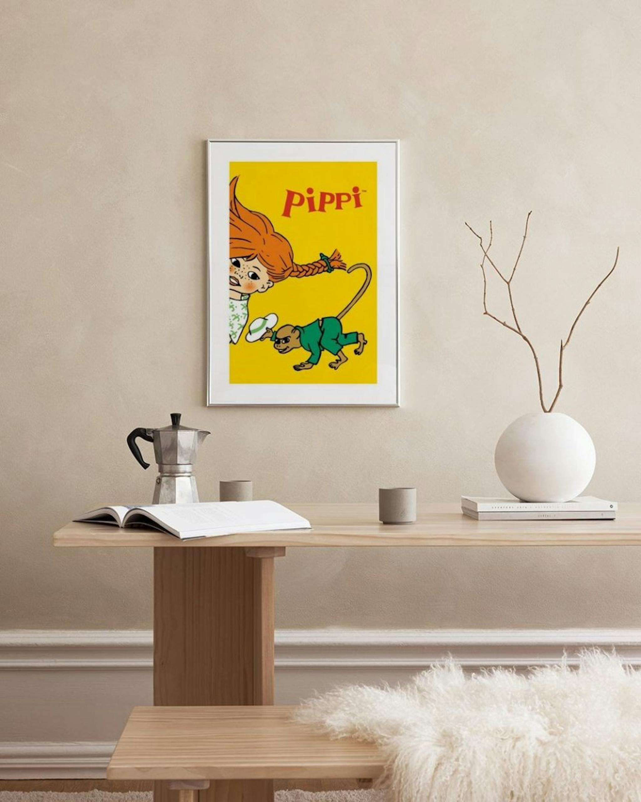 Pippi Longstocking and Mr Nilsson Poster