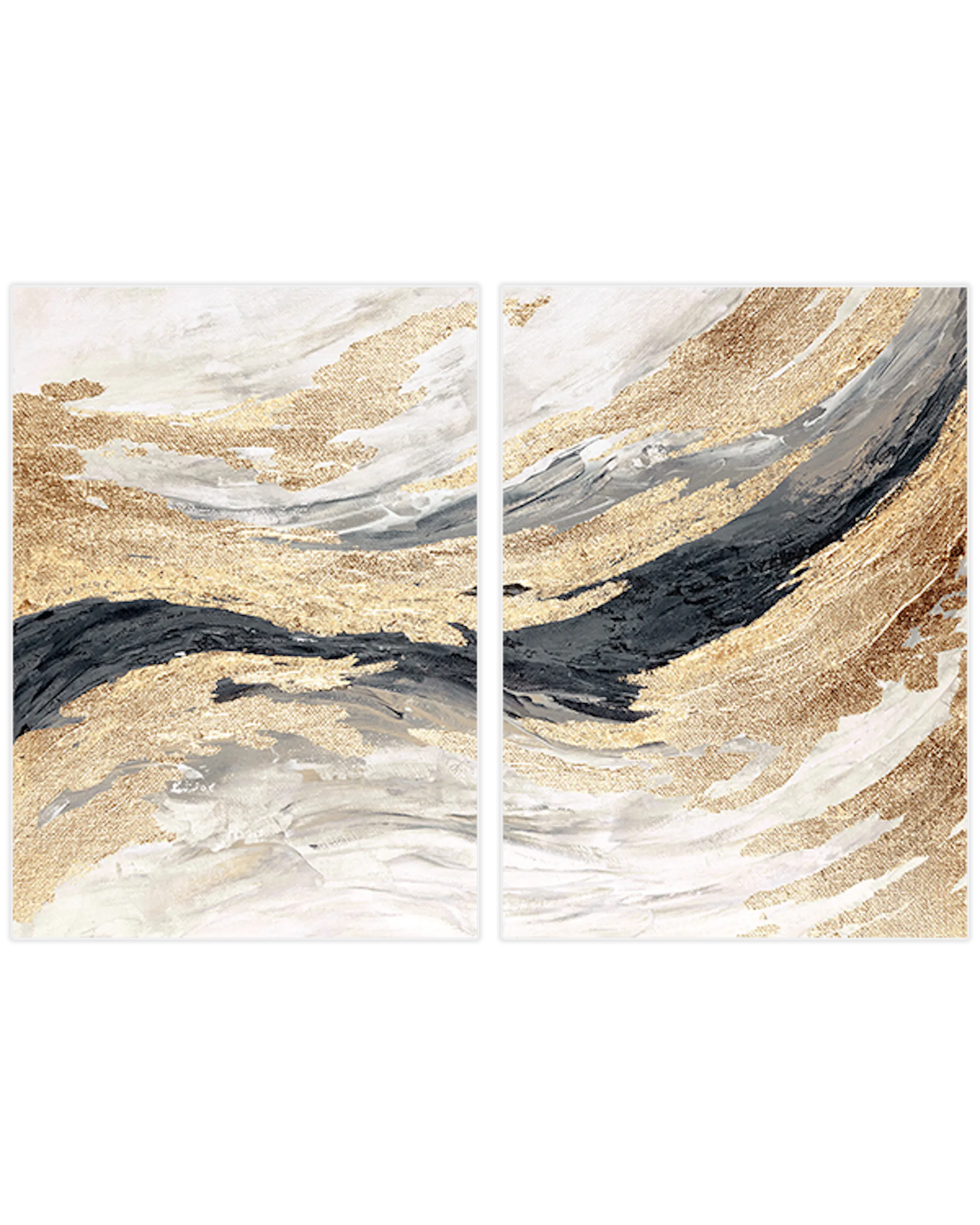 Gold Wave Duo Poster pack