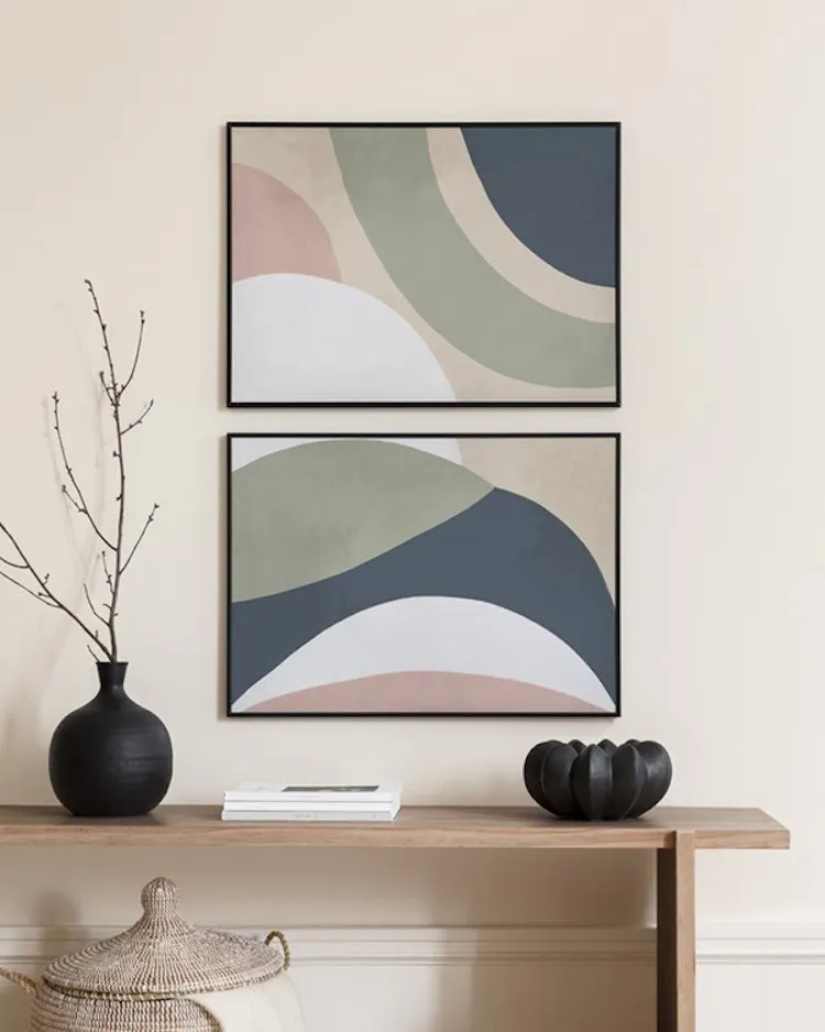 Soft Shapes Duo Poster pack