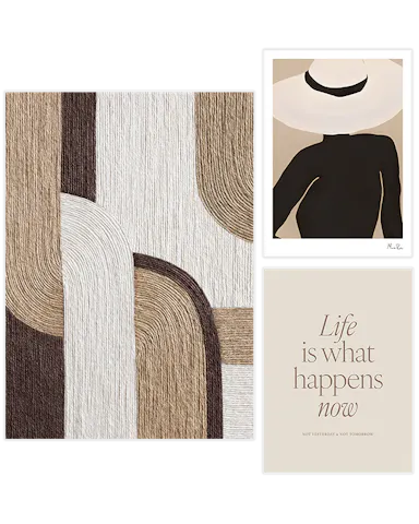 Tactile Trio Poster pack