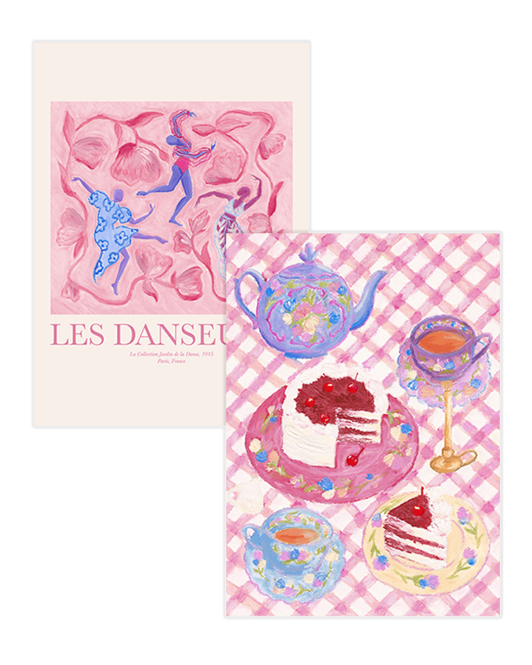 Pink Duo Poster pack