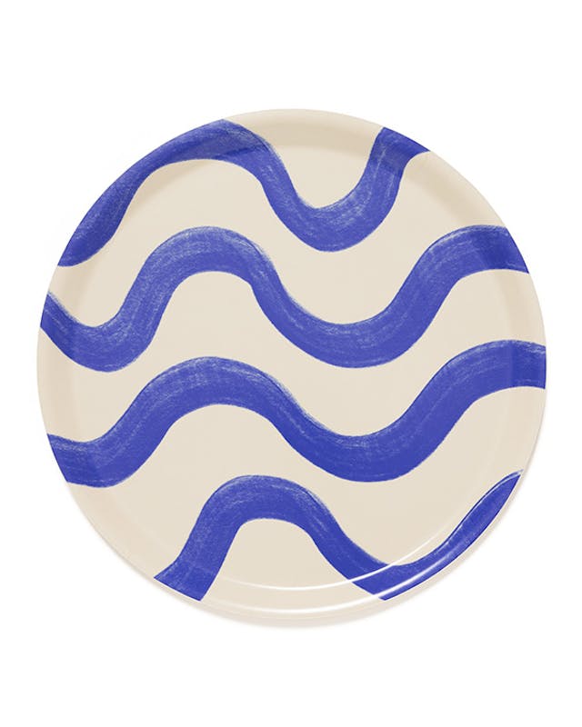 Blue Wave Tray